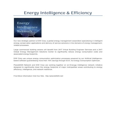 Energy intelligence | PDF