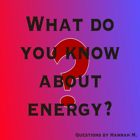 Energy Jeopardy | PPT