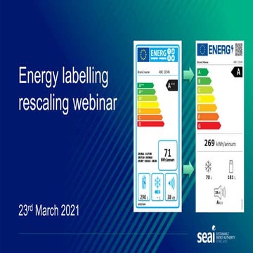 Energy labelling rescaling webinar | PPT