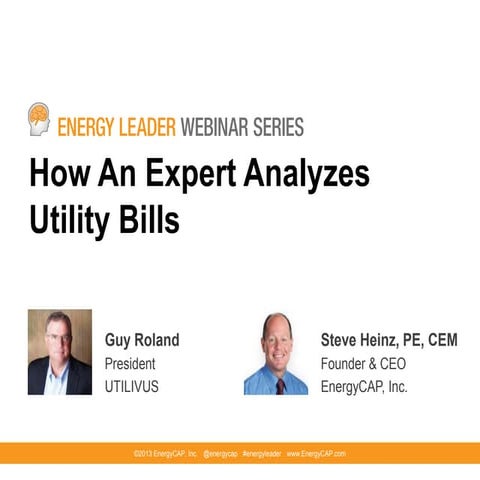 How An Expert Analyzes Utility Bills | PPTX