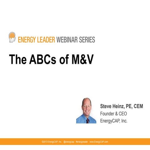The ABCs of M&V (measurement & verification of energy savings) | PPT