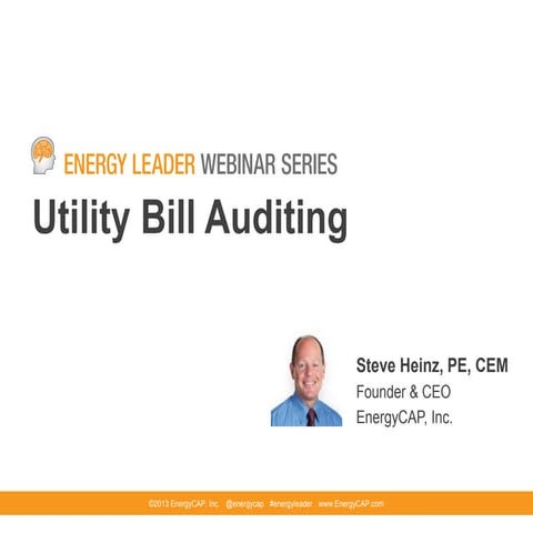Utility Bill Auditing | PPTX