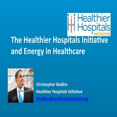 Energy Management Case Studies - Healthy Hospitals Initiative | PDF