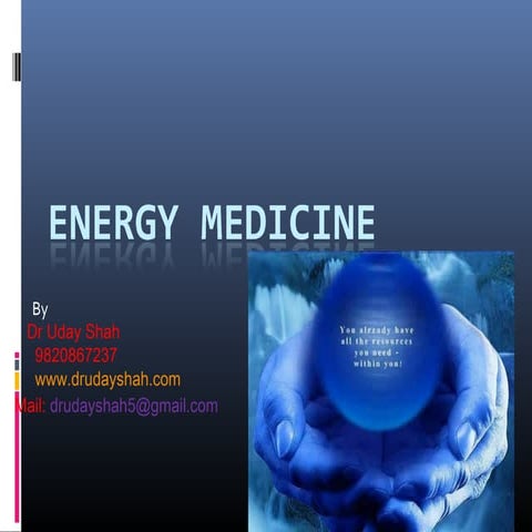 Energy Medicine for Help line | PPT