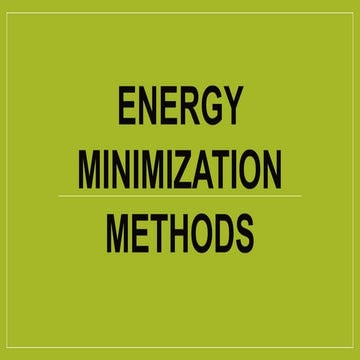 Energy Minimization Methods Pptx