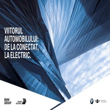 Viitorul automobilului - de la conectat, la electric | PPT