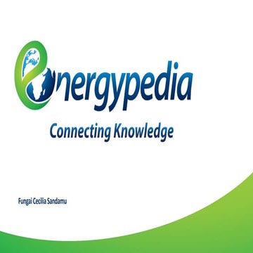 Energypedia Connecting Knowledge Ppt