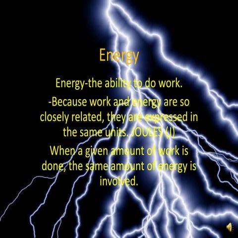 Energy Powerpoint | PPTX