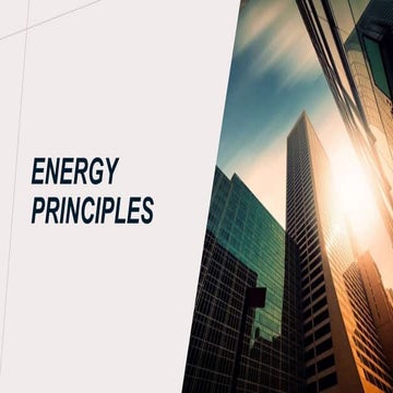 ENERGY PRINCIPLES - used by living things | PPTX