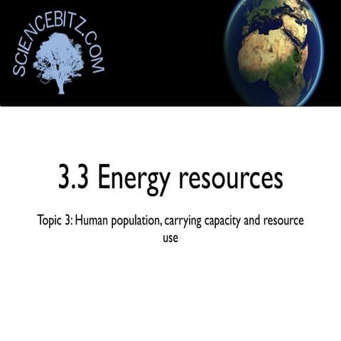 Energy resources | KEY