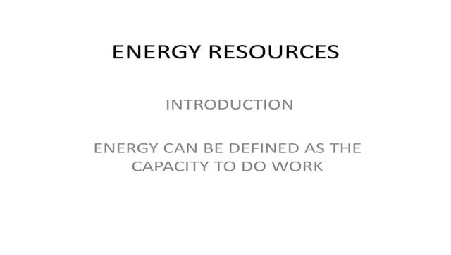 Renewable And Non Renewable Sources Of Energy | PPT