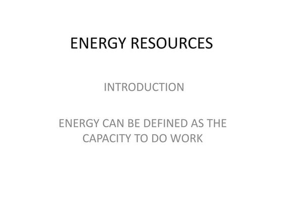 Non renewable-energy | PPTX