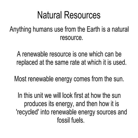 Energy Resources | PPT