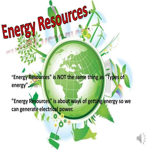 Energy Resources (Electricity) | PPT