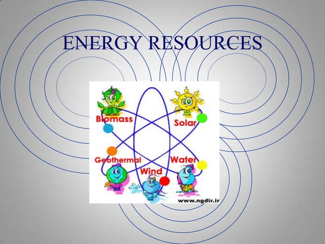 Renewable and Nonrenewable Energy Resources | PPT