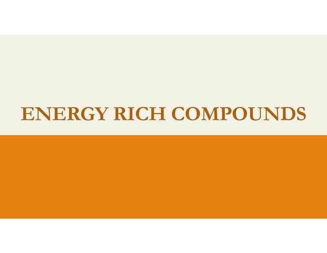 ATP- The universal energy currency of cell | PPT