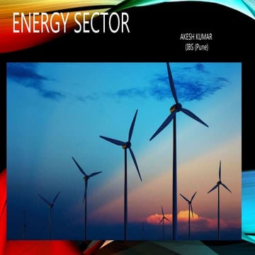 Energy sector | PPT