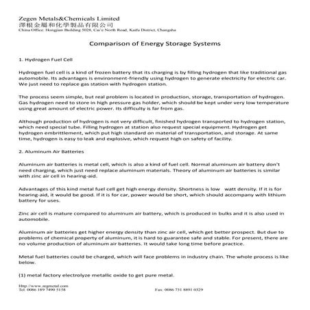 Energy storage systems comparison | PDF