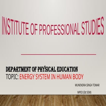 Energy System in Human Body .pptx