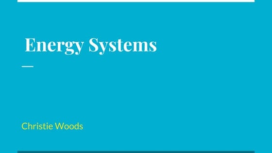 Energy systems | PPT