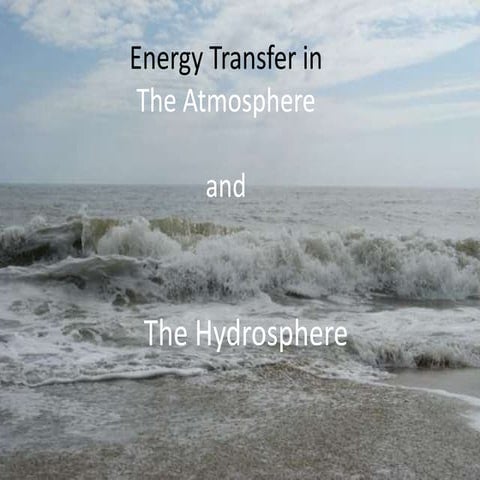 Energy transfer in atmosphere & hydrosphere | PPTX
