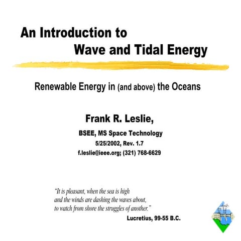 Ocean energy | PPT