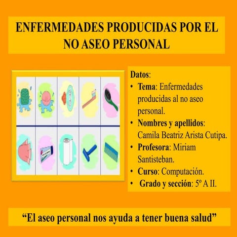 Las enfermedades por falta de higiene