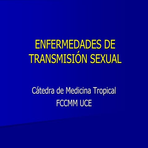 Enfermedades De Transmision Sexual Ppt
