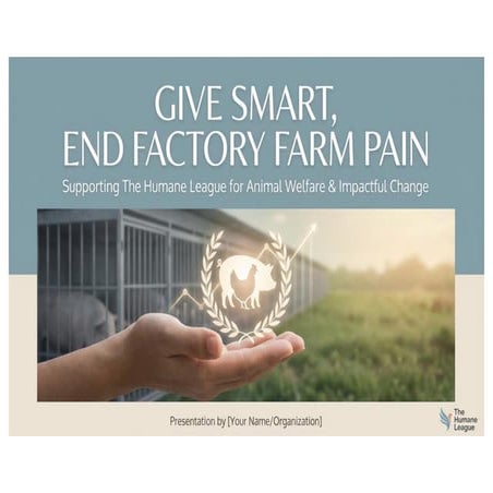 Give Smart: End Factory Farm Animal Pain | PDF