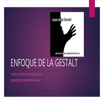 Enfoque de la gestalt | PPTX