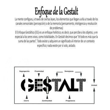 Enfoque de la Gestalt | PPTX