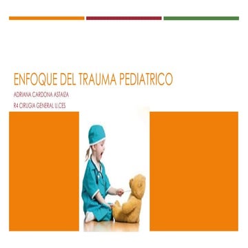 Enfoque del trauma pediatrico | PPTX