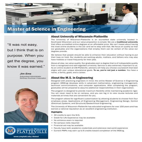 Project Management, Master of Science | PDF