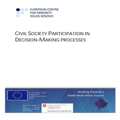 CIVIL SOCIETY PARTICIPATION IN DECISION-MAKING PROCESSES | PDF