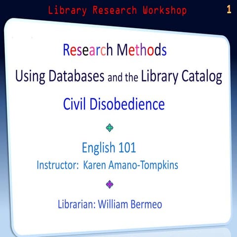 Eng. 101 - Amano-Tompkins | PDF