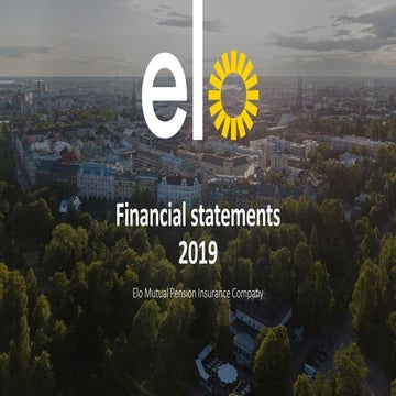 Elo´s Financial statements 2019 Eng | PDF