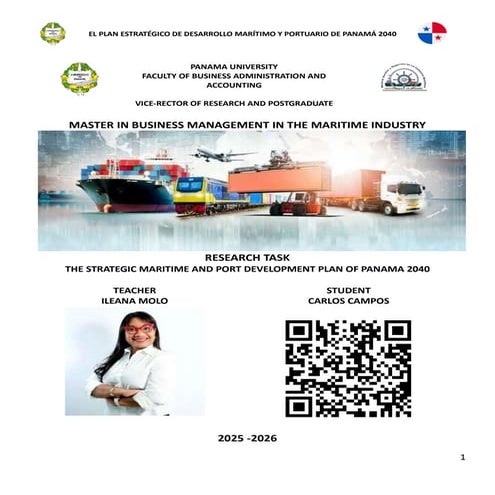 THE STRATEGIC MARITIME AND PORT DEVELOPMENT PLAN OF PANAMA 2040 | DOCX