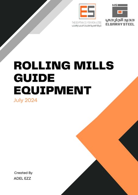Comprehensive Rolling Mill Equations: Essential Calculations for Draft ...
