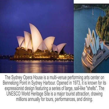 The Iconic Sydney Opera House: Architecture and Cultural Significance | PDF