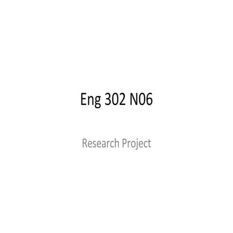 Eng 302 | PPT
