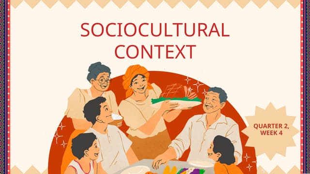 3 Literary Reading Lenses: Biographical Context, Historical Context, Socio-Cultural Context ...