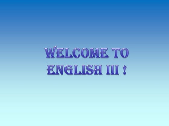 English Conversational Skills for Beginners 3 | PPT