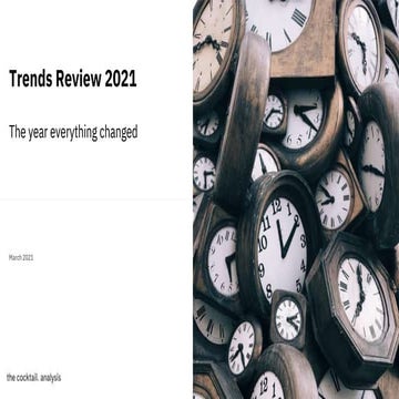 Trends review 2021 | PPTX