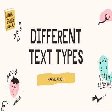 Eng 10 different text types | PPT