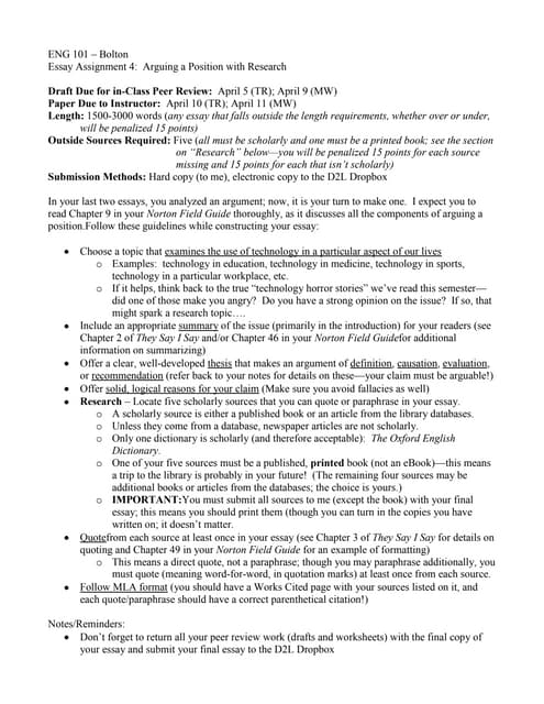 101 annotated bib assignment | DOCX