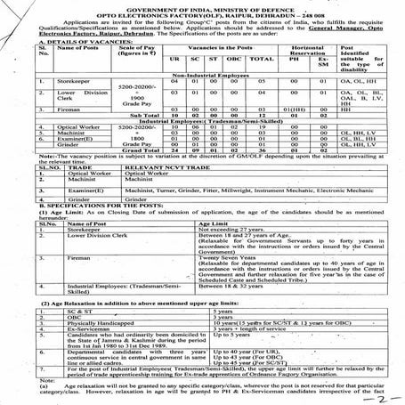 General Manager Jobs in OPTO Electronics Factory | PDF