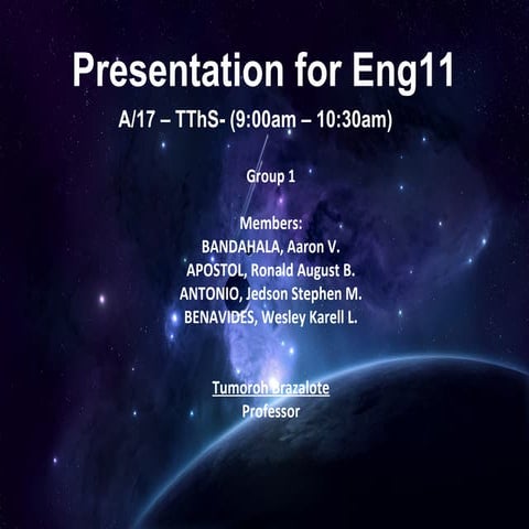 Eng11 group 1 | PPT