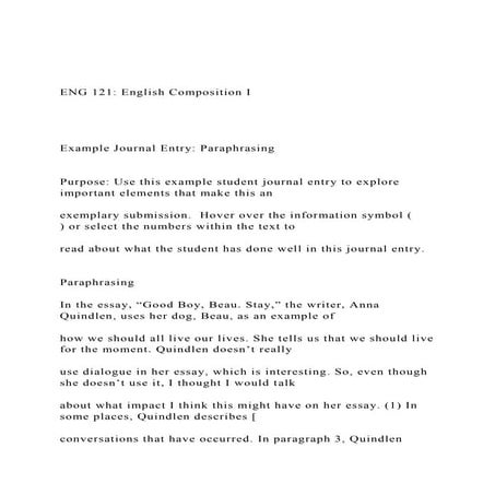 ENG 121 English Composition I Example Journal Entry.docx