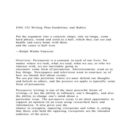 Writing a Position Paper in the english and academic and professional ...