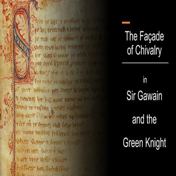 Eng202 critical analysis Sir Gawain and the Greeeeen Knight | PPTX ...